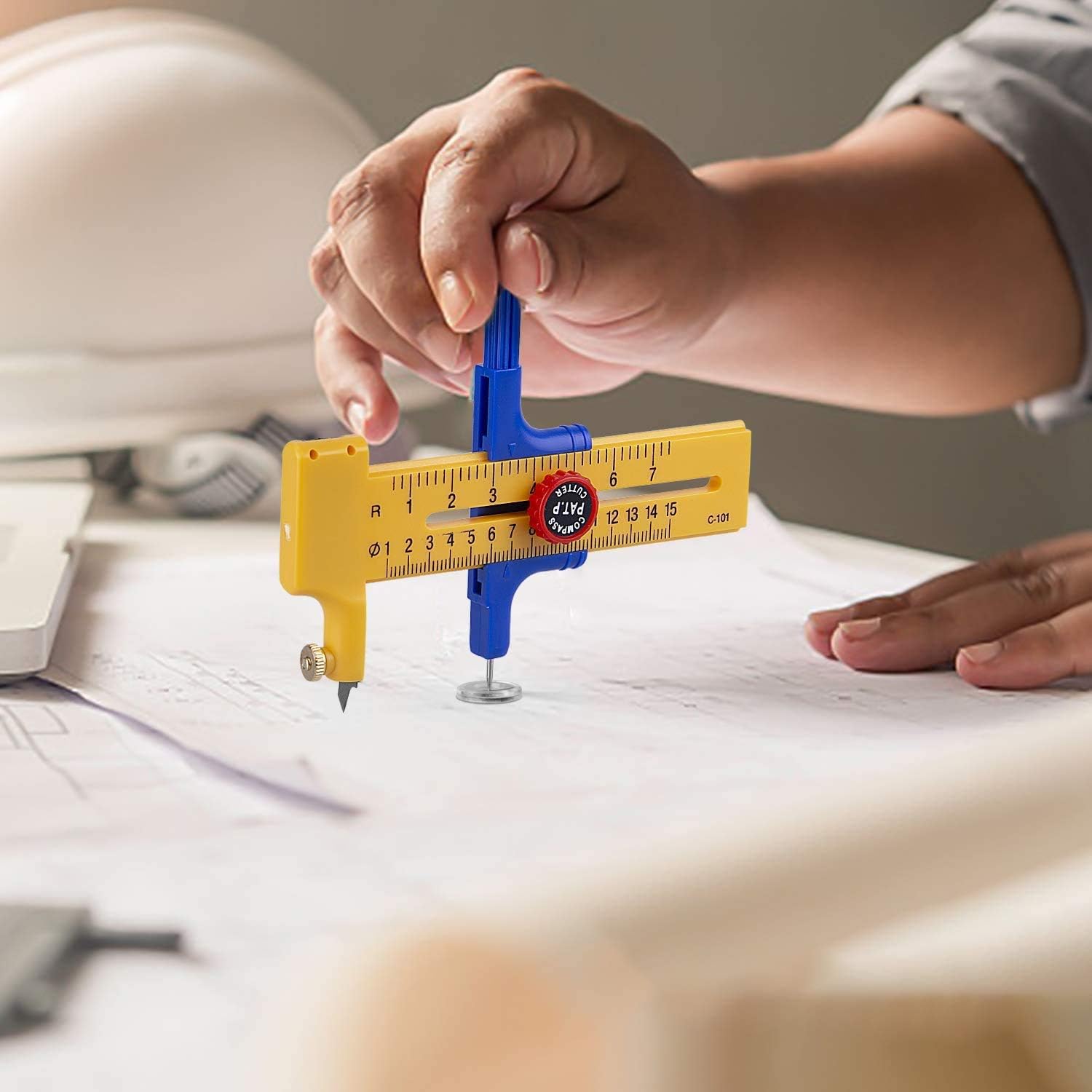 Compas Circle Cutter, Coupe Circulaire Papier, Compas-Cutter, Cutter ...