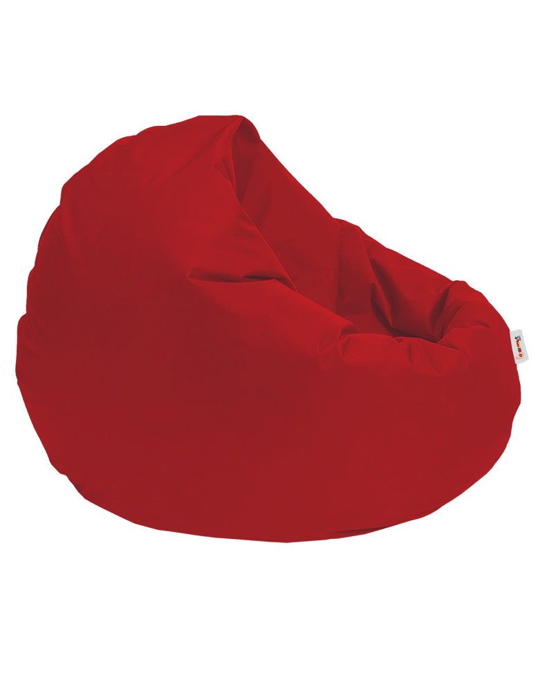 Coussin de sol / pouf Patris D100cm Tissu Rouge | Leroy Merlin