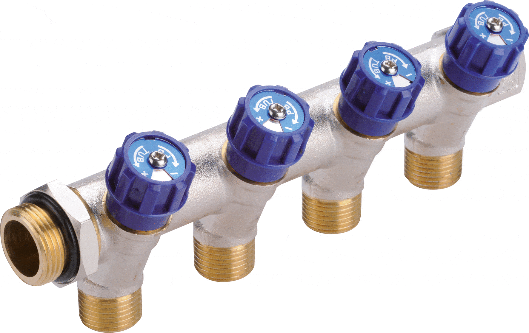 COLLECTEUR SANITAIRE 3/4" A ROBINETTERIE INTEGREE DEPORTEE 1/2" PORTEE ...