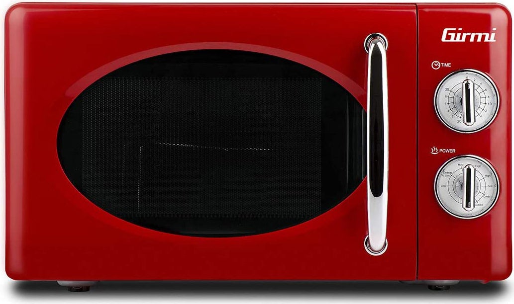 Girmi FM21 Forno Microonde Combinato, Vintage Design, 20 Litri, 700 ...