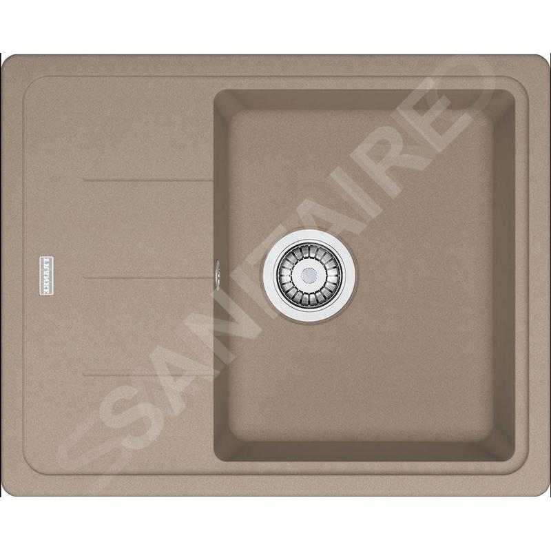 Franke Basis - Évier en fragranit BFG 611-62, 62x50 cm, cachemire 114. ...