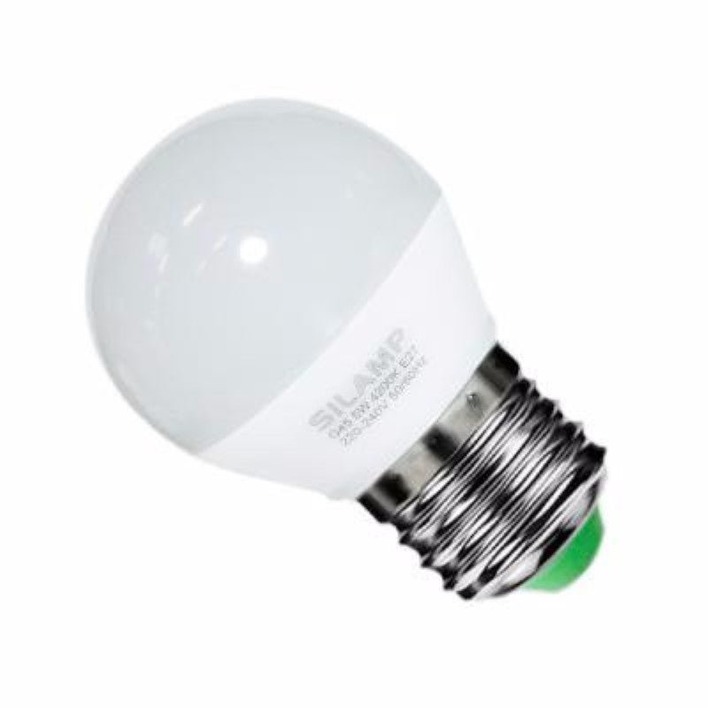 Ampoule LED E27 5W 220V G45 220° - Blanc Neutre 4000K - 5500K - SILAMP | Leroy Merlin