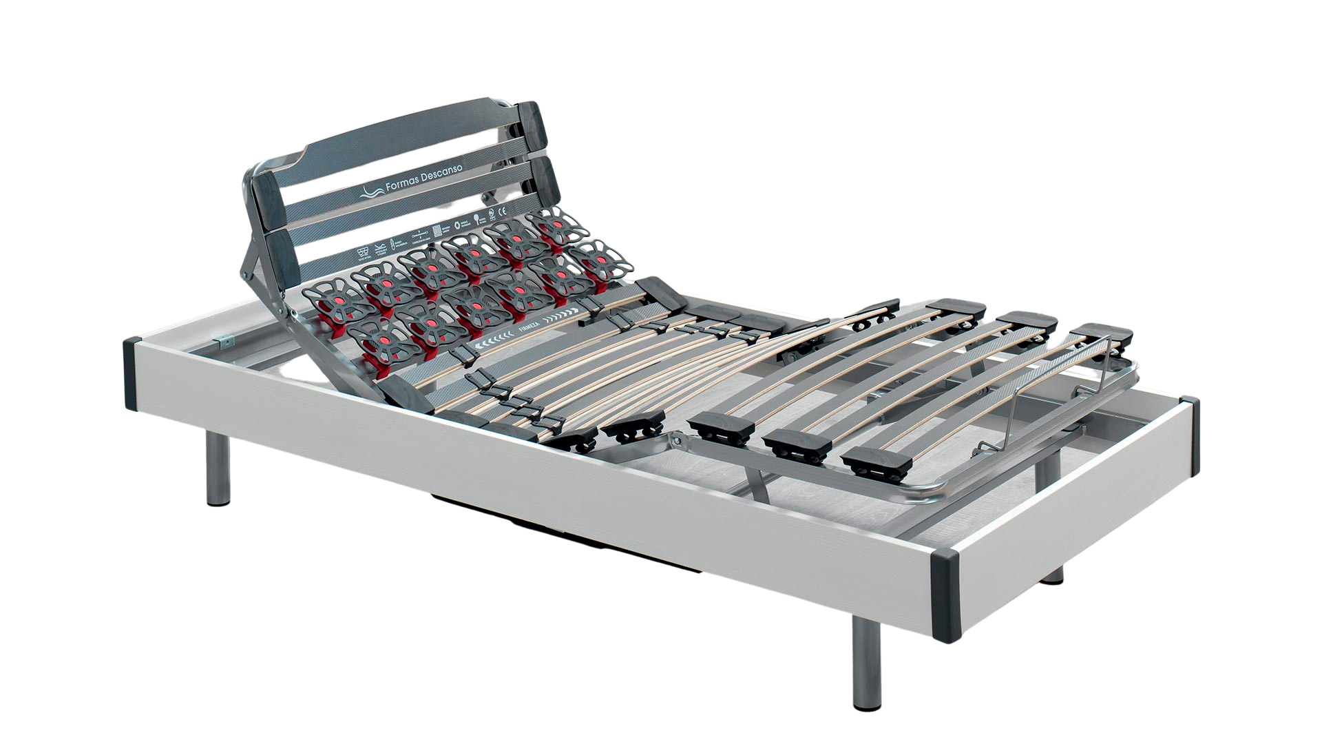 NUSA: Kit Embellecedor para camas articuladas - 105cm x 200cm - Wengué ...