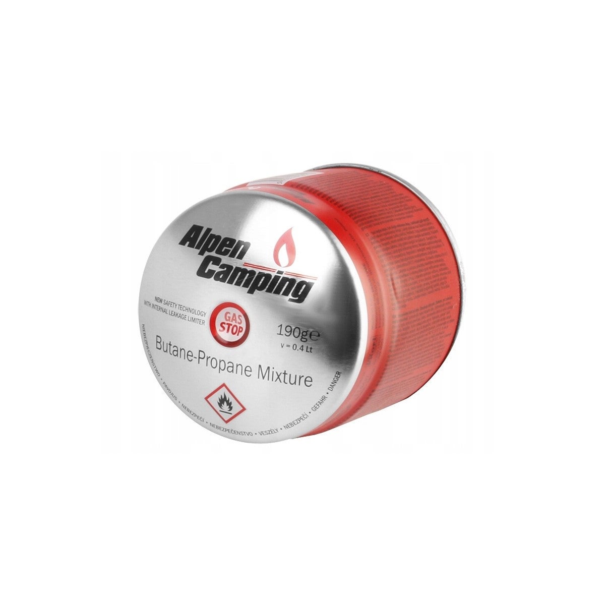 Cartucho de gas de 190 g ALPENTECH Butano Propano perforable tope de ...