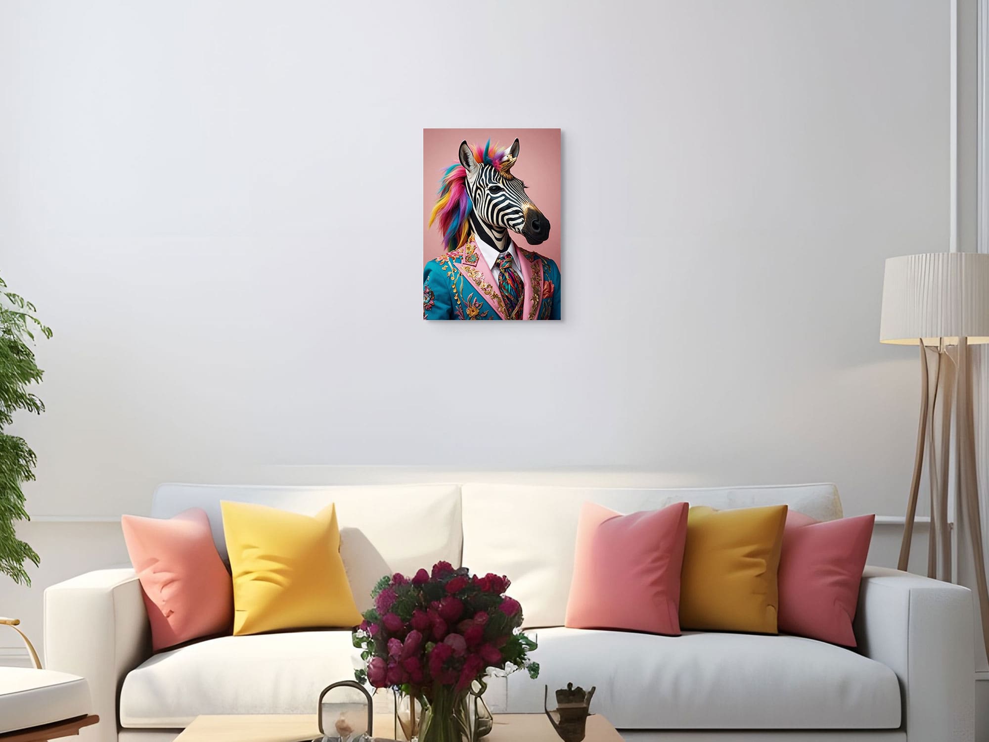 ADM - Stampa su acrilico 'Zebra Peace & Joy Parade' | Leroy Merlin