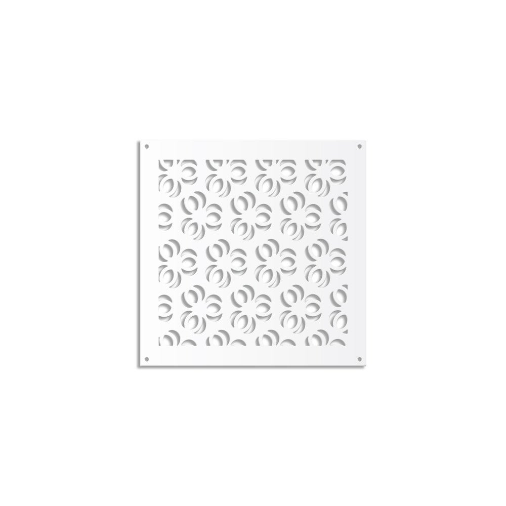 ELIPSE - Panel PVC Perforado - Parasol 48X48 CM BLANCO | Leroy Merlin