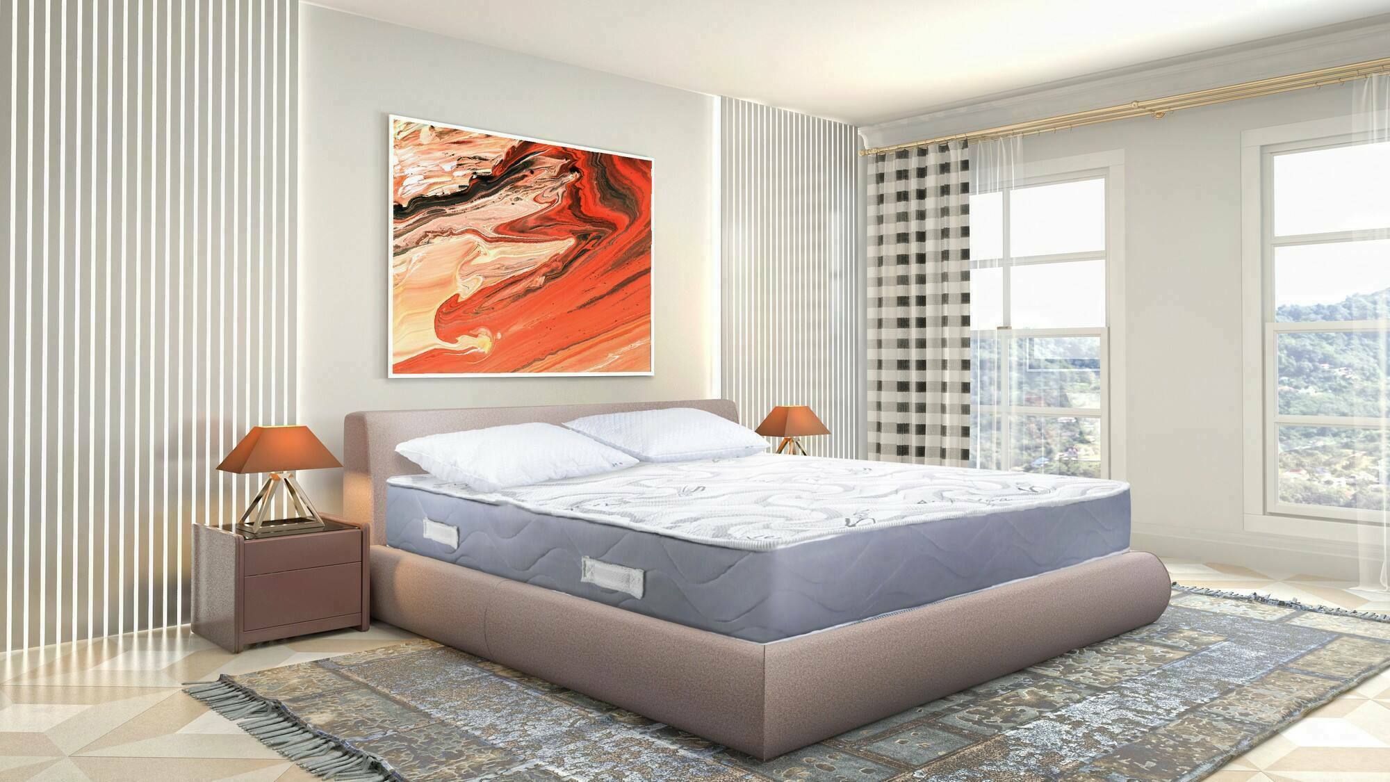 Matelas double Ersa, Matelas Trioform Memory Foam, Matelas ergonomique ...