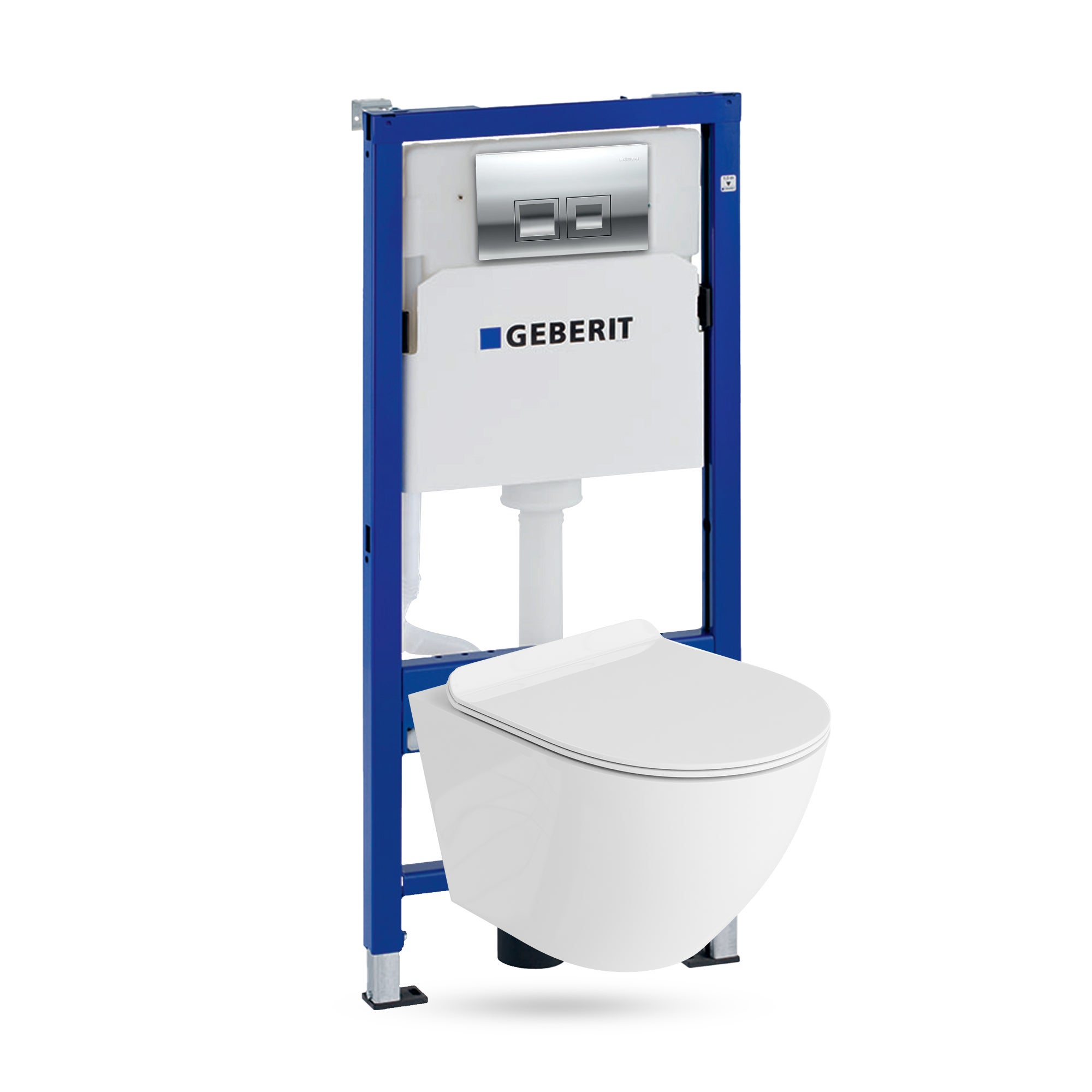 GEBERIT Duofix Basic Support Bâti-support + Lavita WC Sofi Slim ...