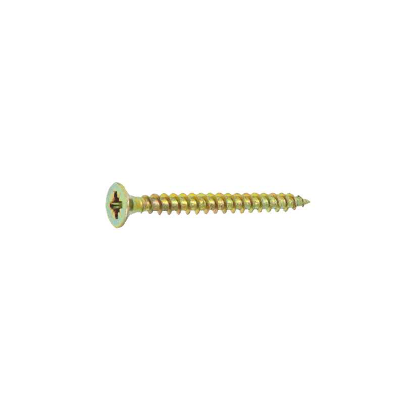 Vis à bois ULTIMA Pozidrive 3,5x30 mm acier zingué jaune boîte 500 ...