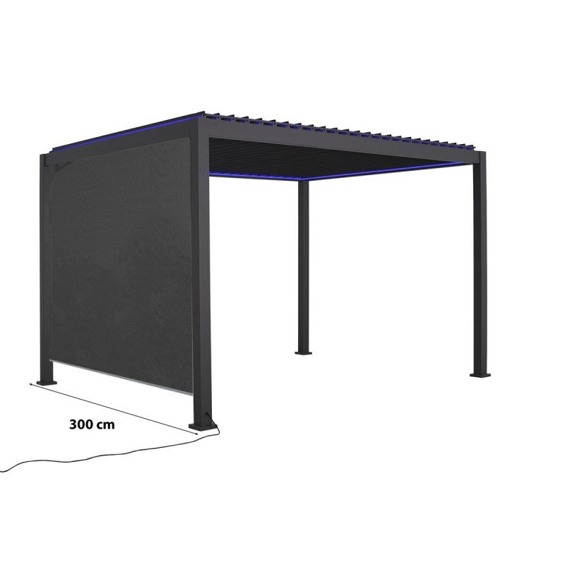 Toldo Lateral para Pérgola Lateral 3m Modelo Compatible para 3040 ELEC ...