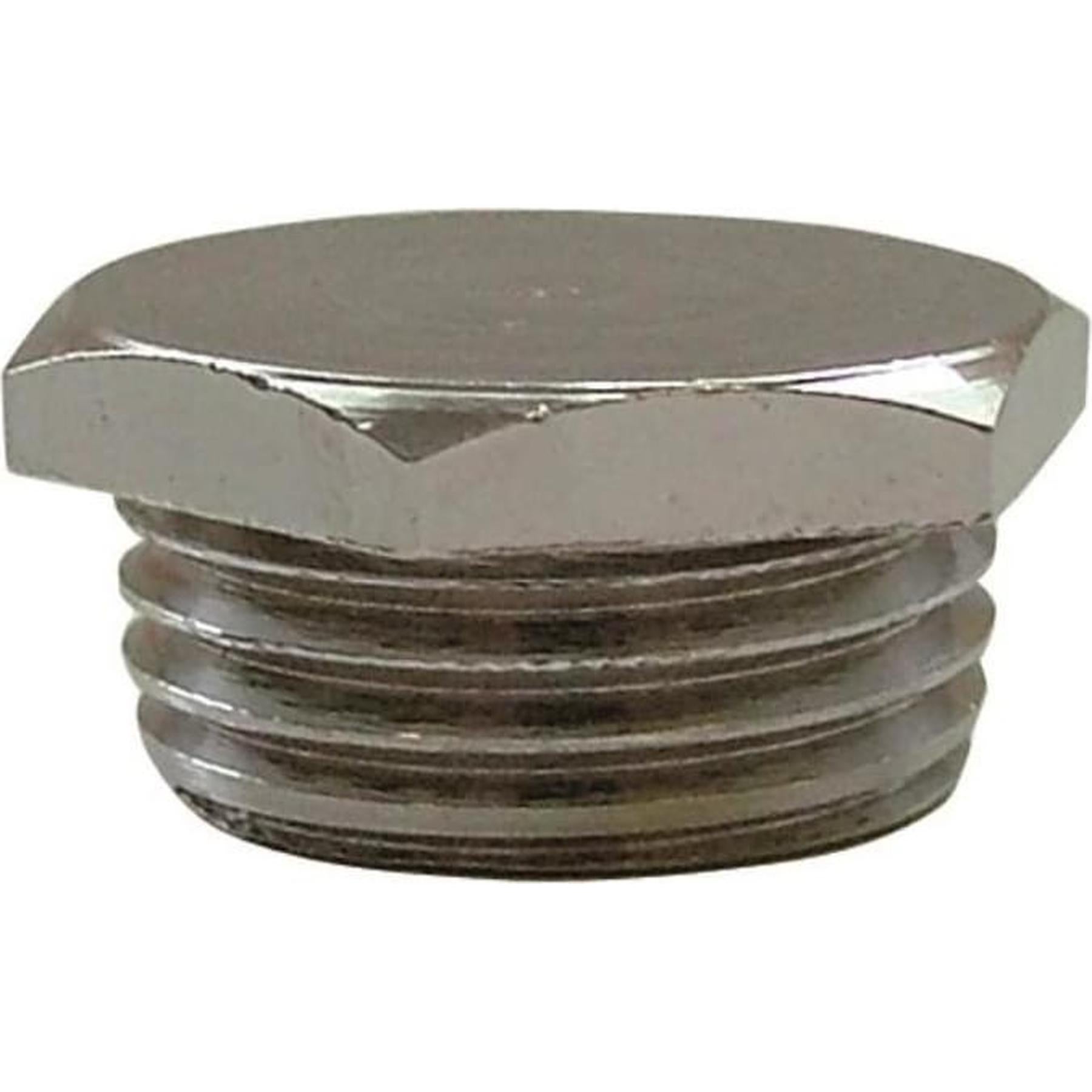 Tappo a vite idraulico maschio 2" in ottone cromato | Leroy Merlin