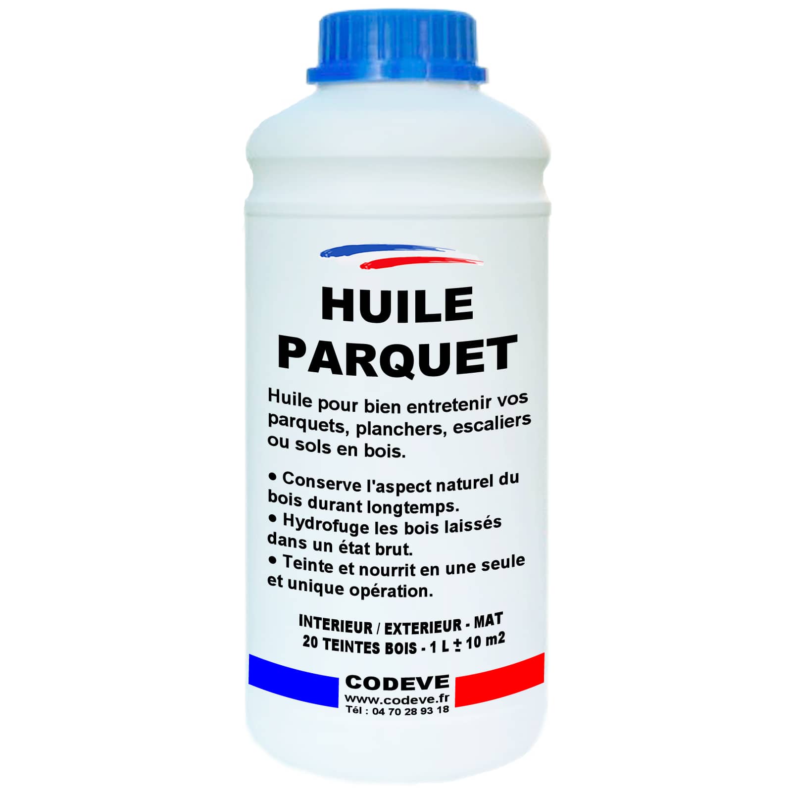 Huile Parquet - 1 L - Codeve Bois - Chêne - Pour La Protection D'un ...