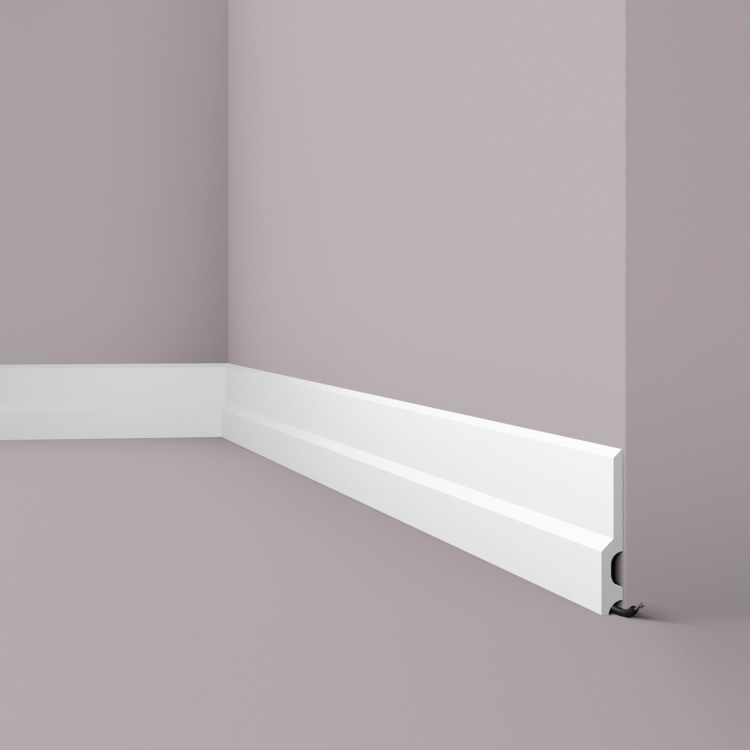 FD22 WALLSTYL HD Zócalo de poliestireno Noël & Marquet 130 x 18 x 2000 ...