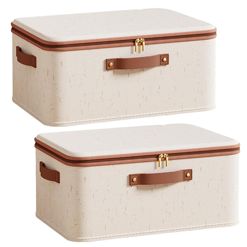 2 sacs de rangement, organisateur de couvertures et bacs de rangement ...