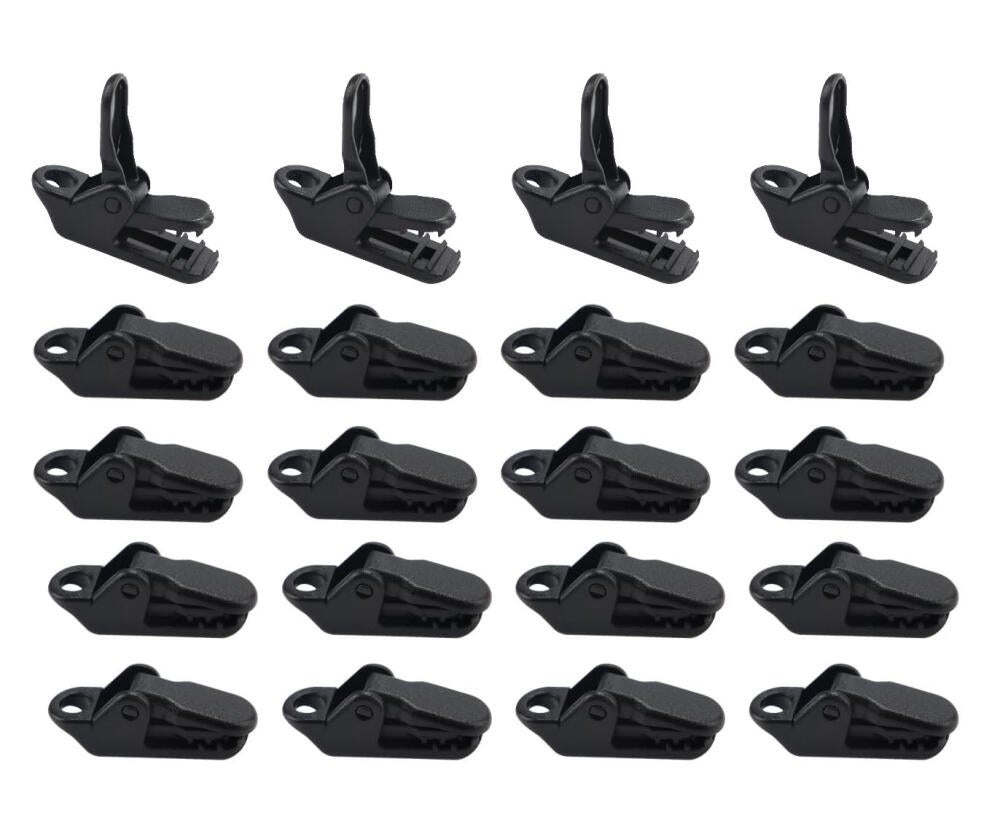 30 Pièces Clips de Bâche, Auvent Clip, Tente en Plastique pour Camping ...