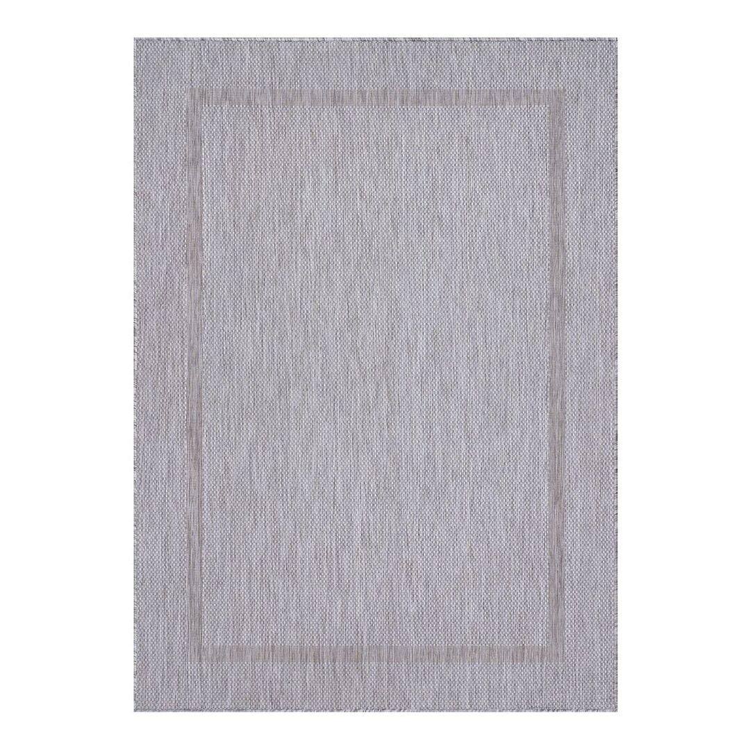 Tapis contemporaine en polypropylène Argenté 160x230 MIRENA | Leroy Merlin
