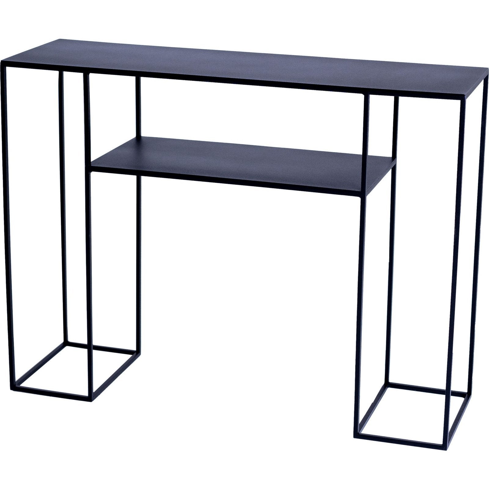 Console torget 100 x 30 x 75 cm Noir | Leroy Merlin