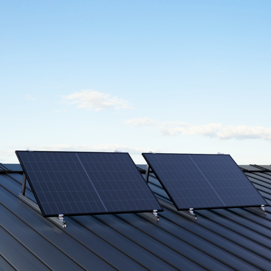 Robinsun®️ Kit solar Tejado Sandwich con ángulo | 4 Panel solar QN ...