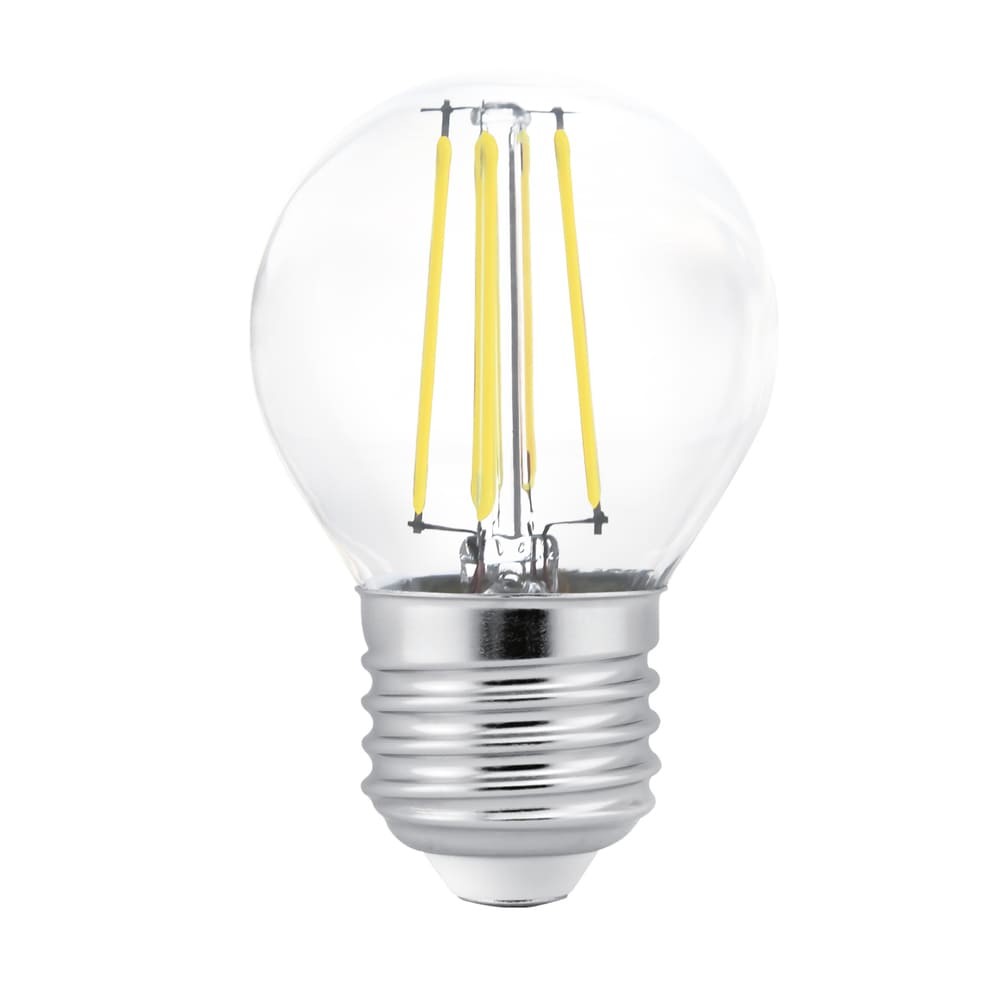 Bombilla transparente G45 E27 6W dimable 4000K | Leroy Merlin