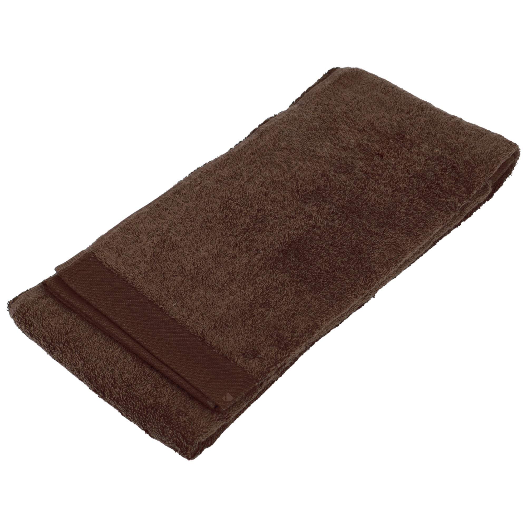 Drap de douche 70x140 cm coton peigné ALBA chocolat | Leroy Merlin