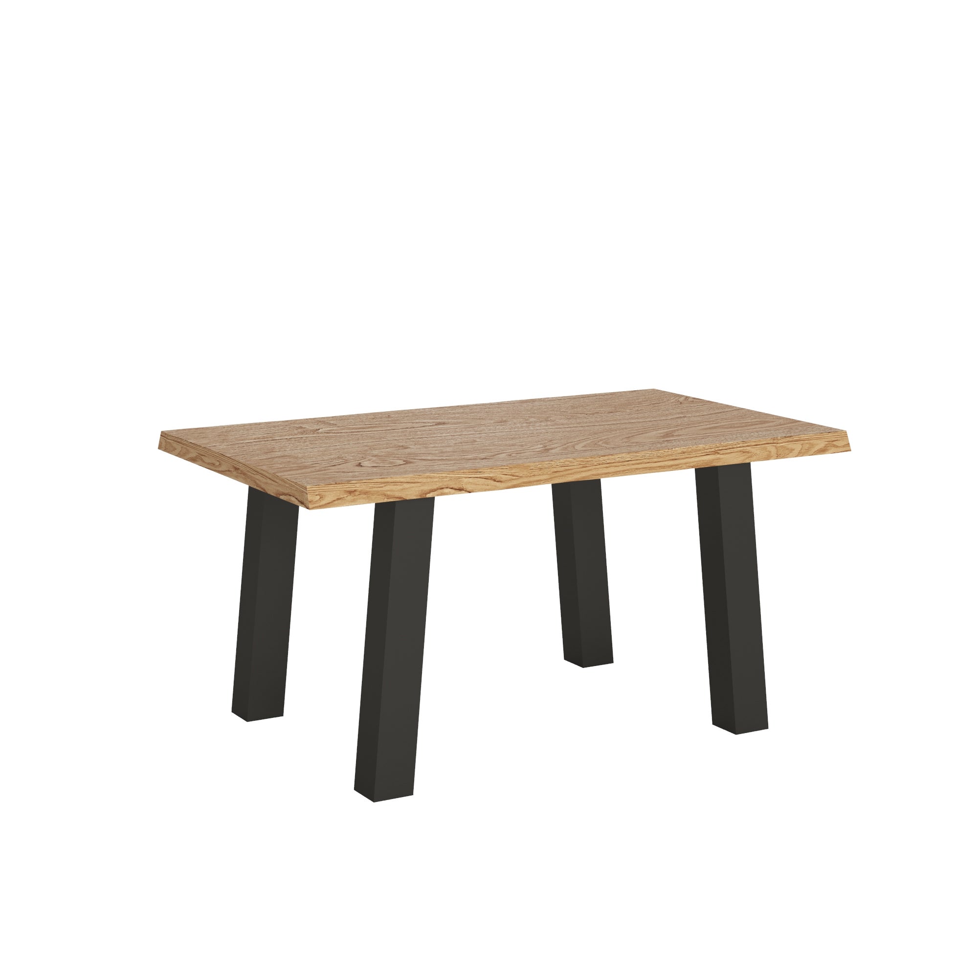 Mesa extensible 90x160/260 con dos extensiones de 50cm Svalen Debarked ...