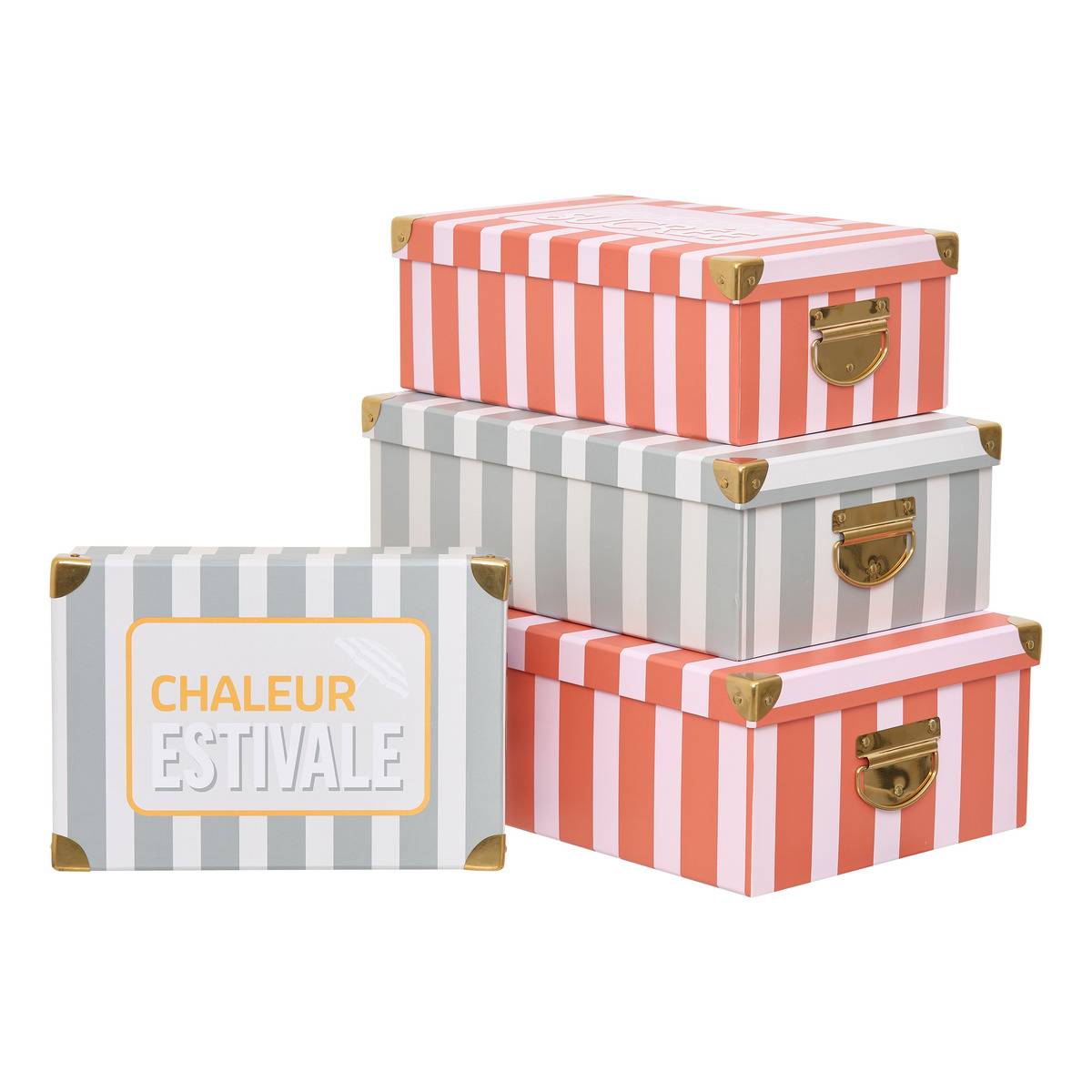 Cajas 4 Box L28/31,5/36/40cm | Leroy Merlin