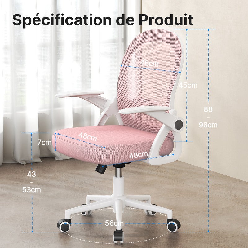 Silla de Oficina-Silla de Oficina Rattantree con Reposabrazos-Silla ...