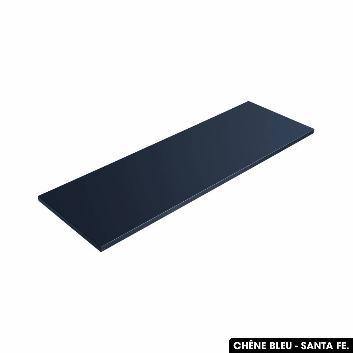 Encimera de lavabo de madera | ROBLE AZUL - SANTA FE | L.140 x P.46 x H ...