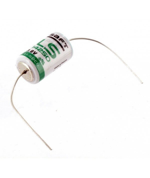 Saft LS 14250 Pile 1/2 AA, 3.6V, Lithium Thionyle Chloride, 1.2Ah avec ...