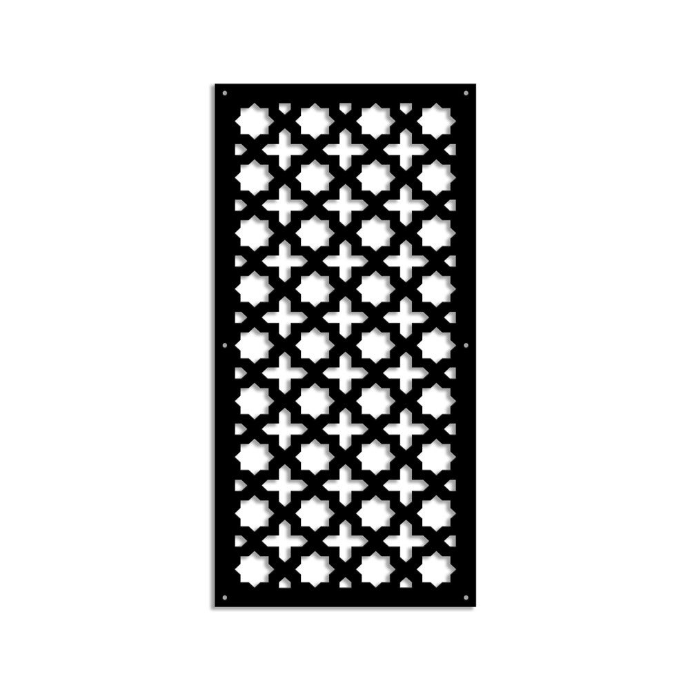 CRUZ - Panel PVC perforado - Parasol 47x94 cm negro | Leroy Merlin