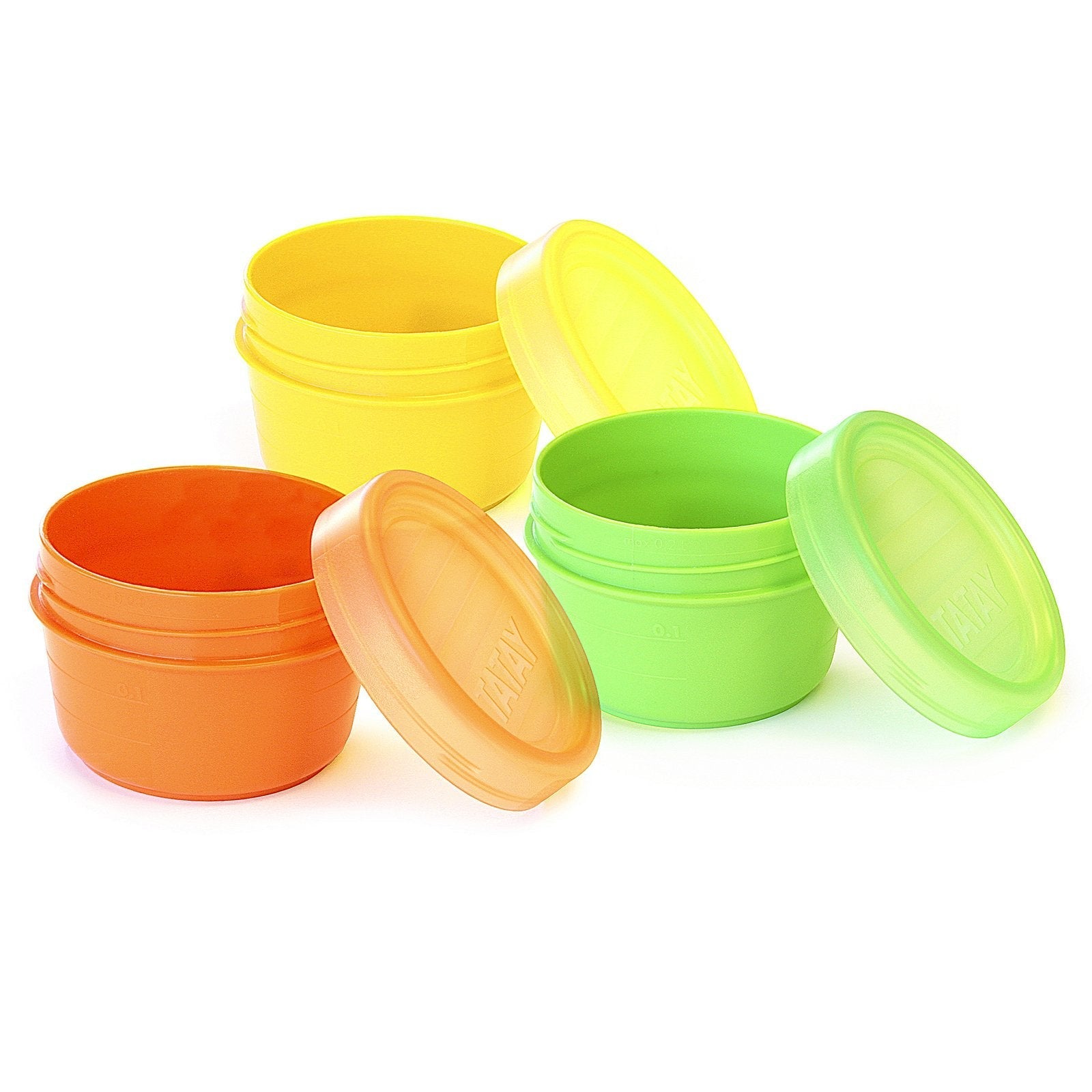 TATAY - Set de 3 Recipientes Porta Fruta de 0.2L en Colores Surtidos ...