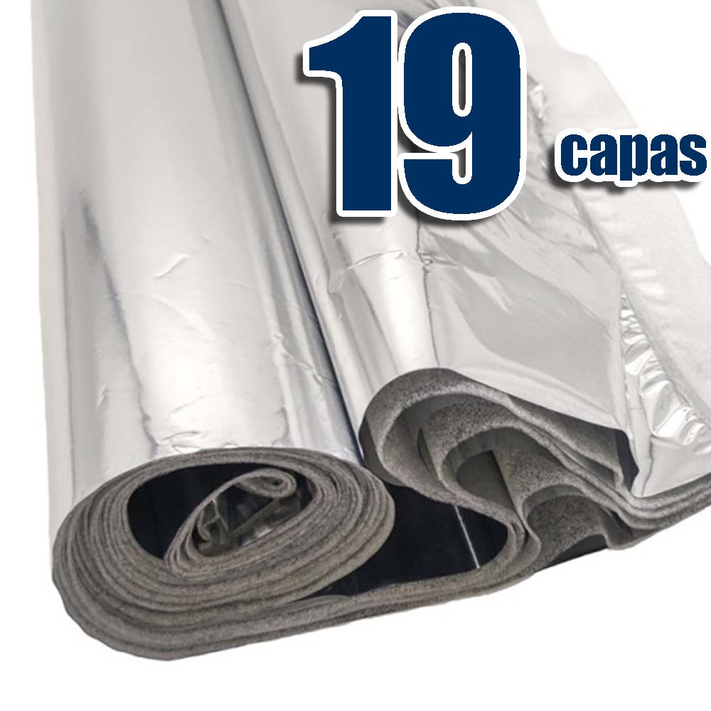 Isolation réfléchissante multicouche 100% aluminium (19 couches - 10 x ...