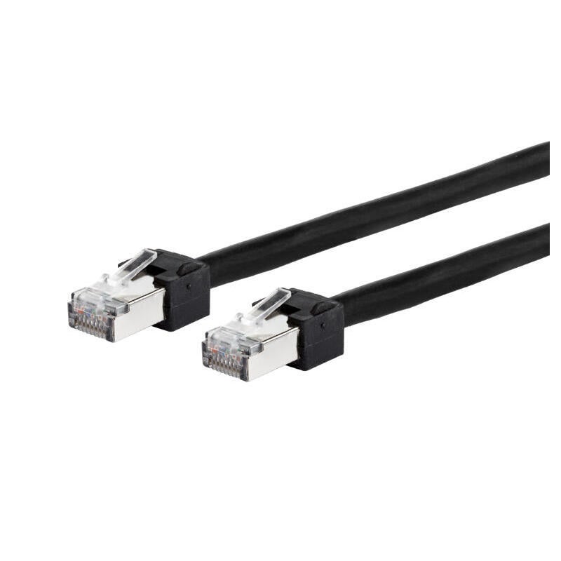 Metz connect 13084f5000-e c ble r seau noir 5 m cat5e s/utp (stp) | Leroy Merlin
