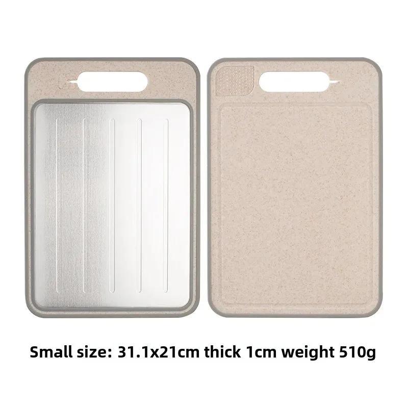 Tabla de cortar pequeña cuadrada de doble cara de aleación de aluminio ...