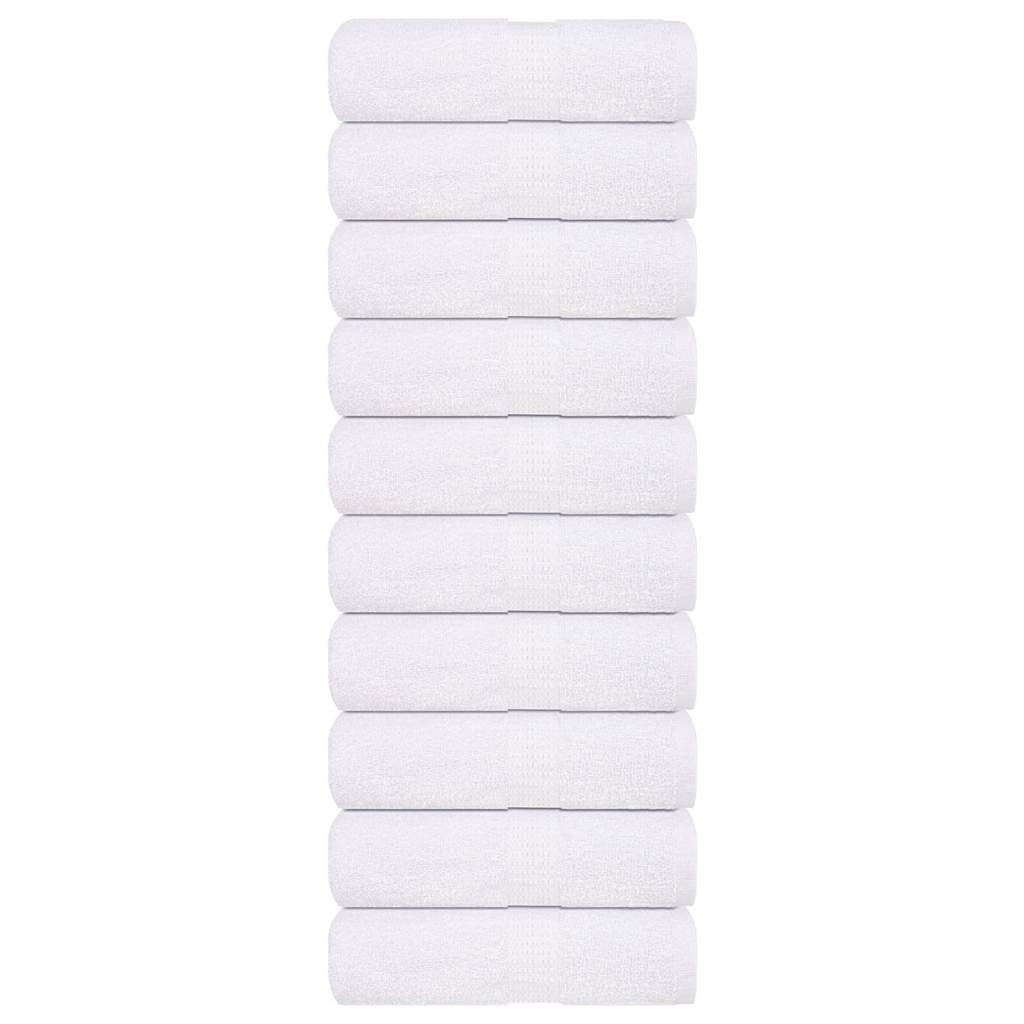 Toallitas de baño FROGN 10 uds blanco 15x21 cm 360 g/m² vidaXL | Leroy ...