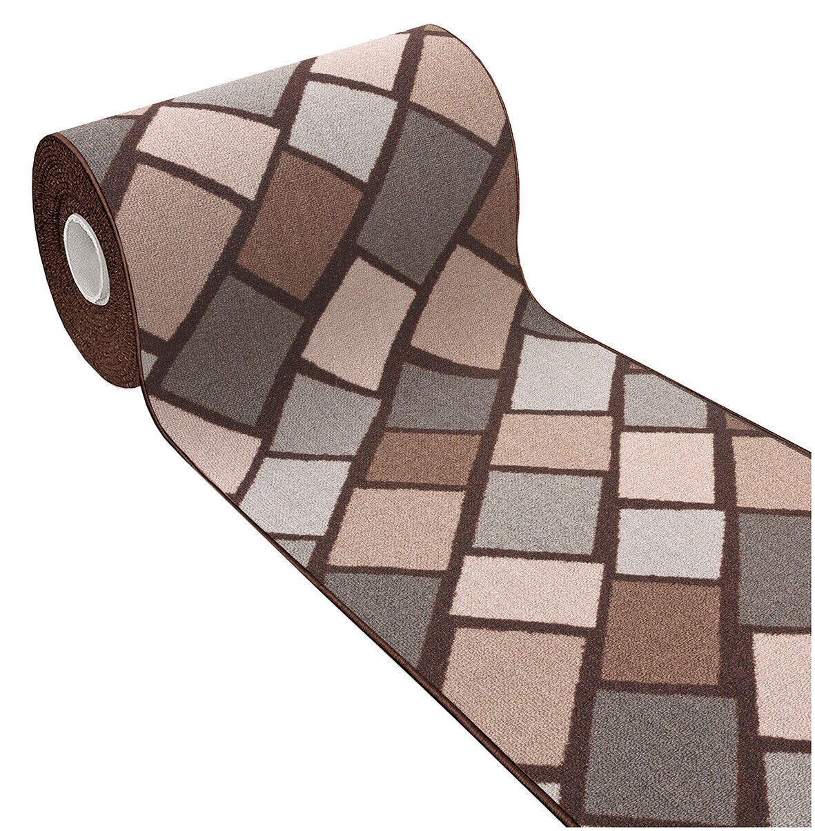 Tapis de Cuisine Moderne Antidérapant H57 Cm Effet Carreaux ...