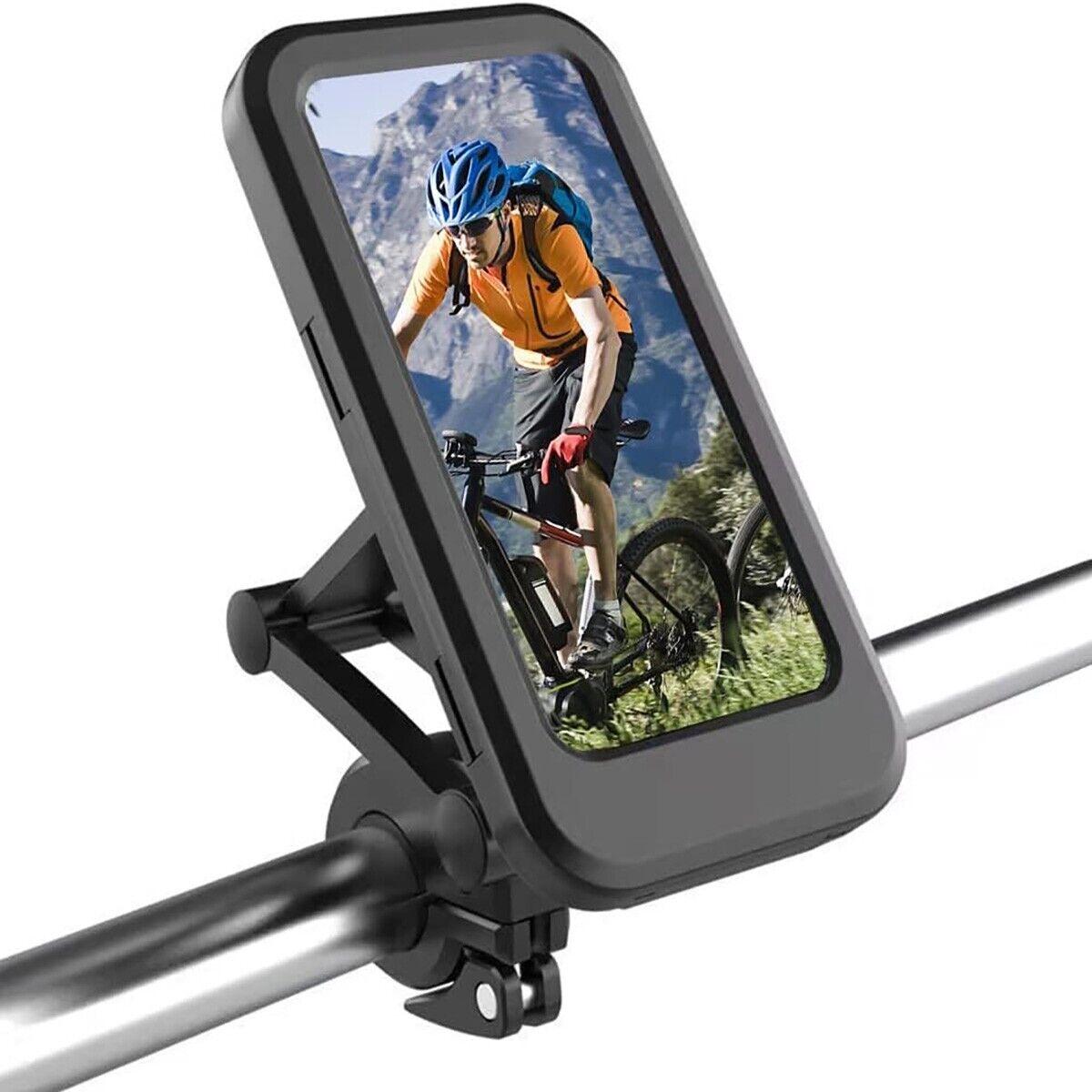 SUPPORT DE TÉLÉPHONE PORTABLE ÉTANCHE AVEC SUPPORT POUR VÉLO ET MOTO AS ...