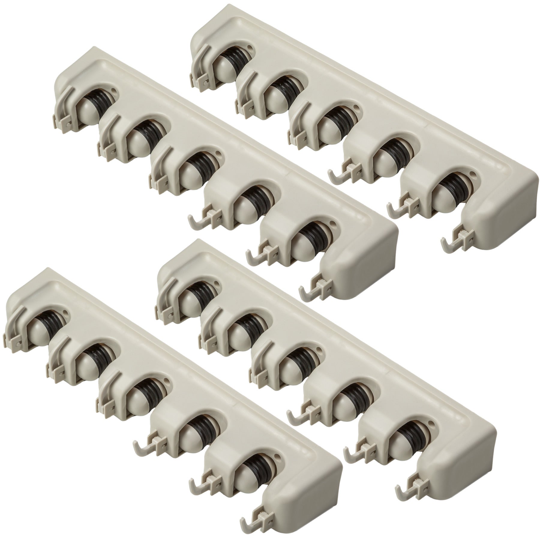 Tectake 4 Supports Balais Mural, Support Accroche Outils | Leroy Merlin