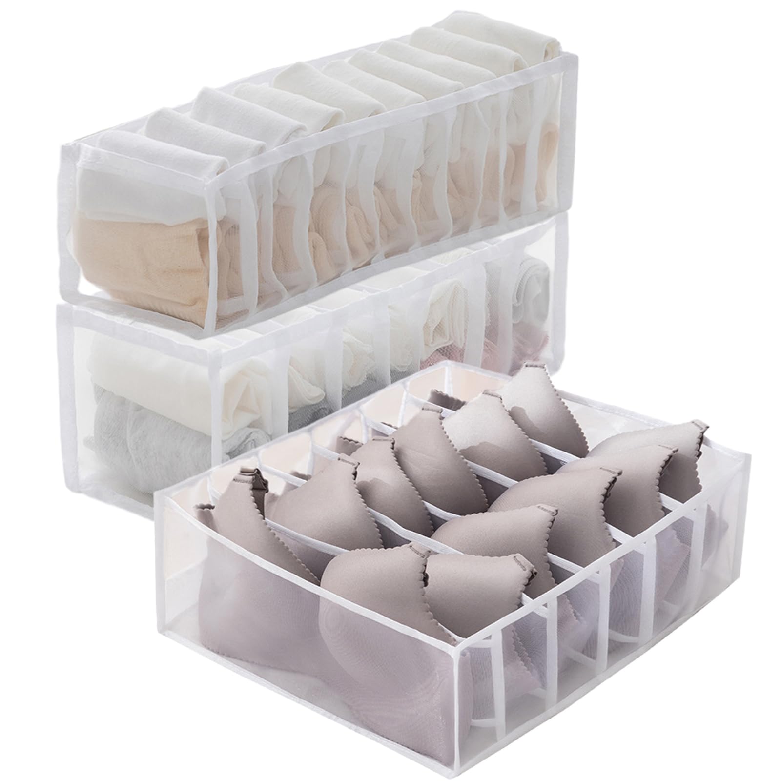 Organizador de Cajón Plegable para Ropa Interior,Calcetines y Ropa ...