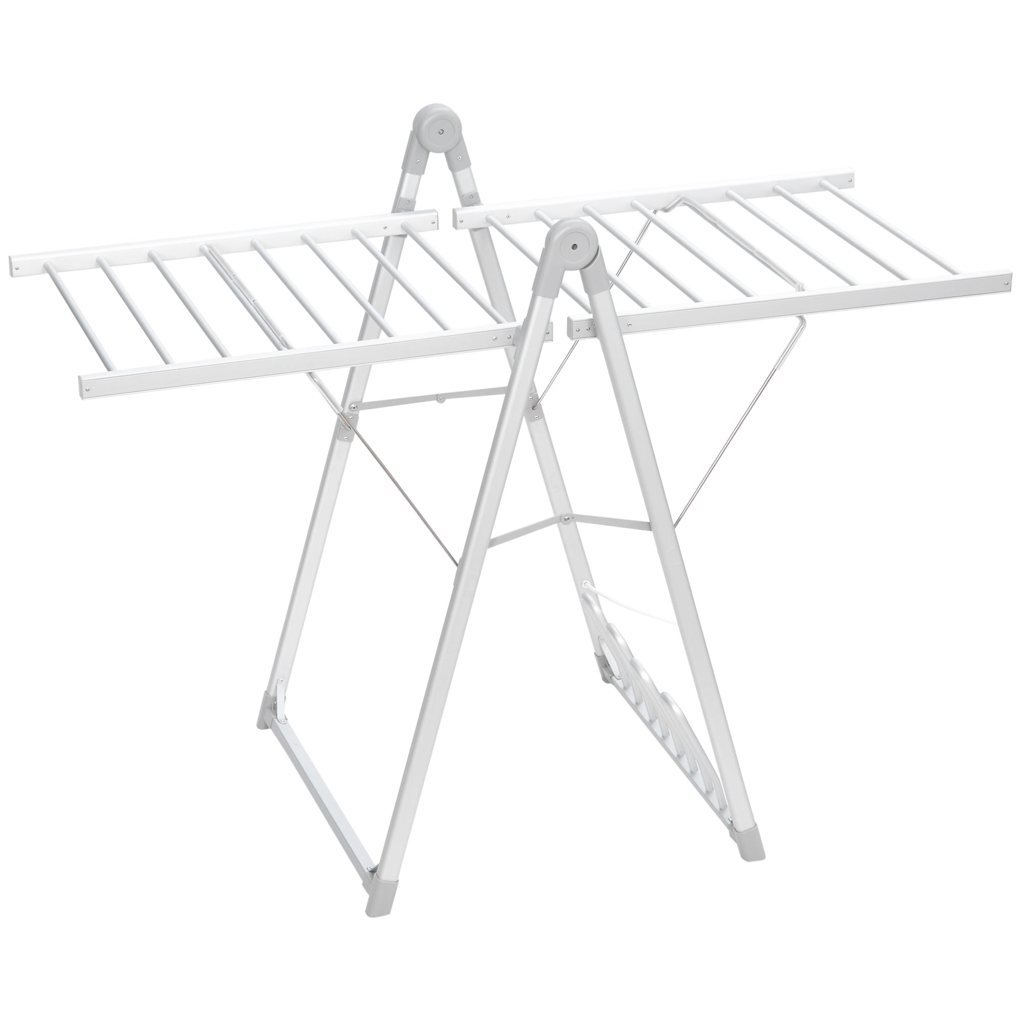 Tendedero Eléctrico Plegable y Calefactable con 2 Alas 230 W HOMCOM ...