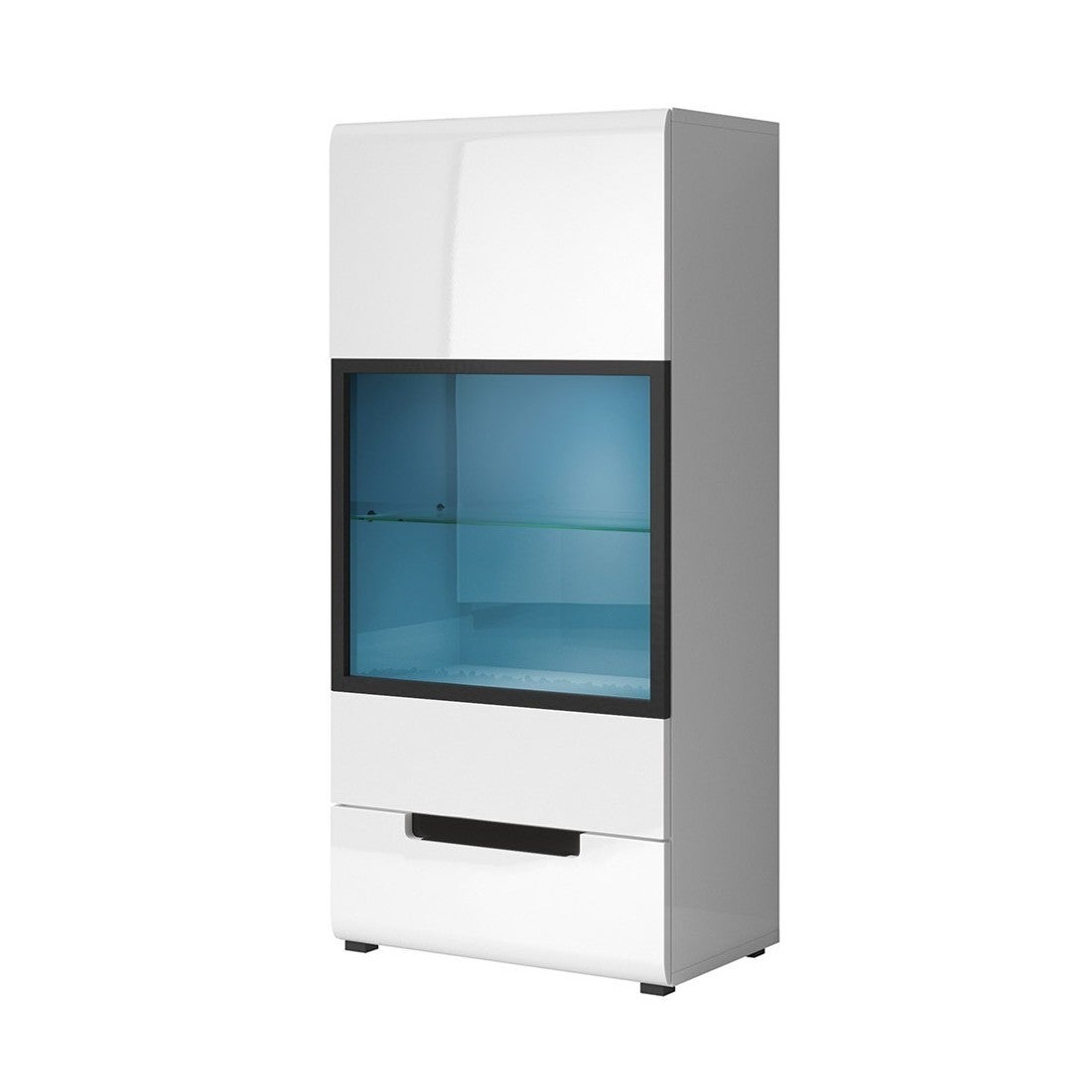 Vitrina suspendida LUCIA modelo medio con LED color blanco - 60 x 128 x ...