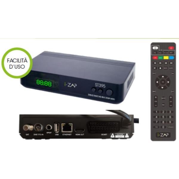 I-ZAP ZAPPER COMBO TERRESTRE+SAT HD FREE T395 | Leroy Merlin
