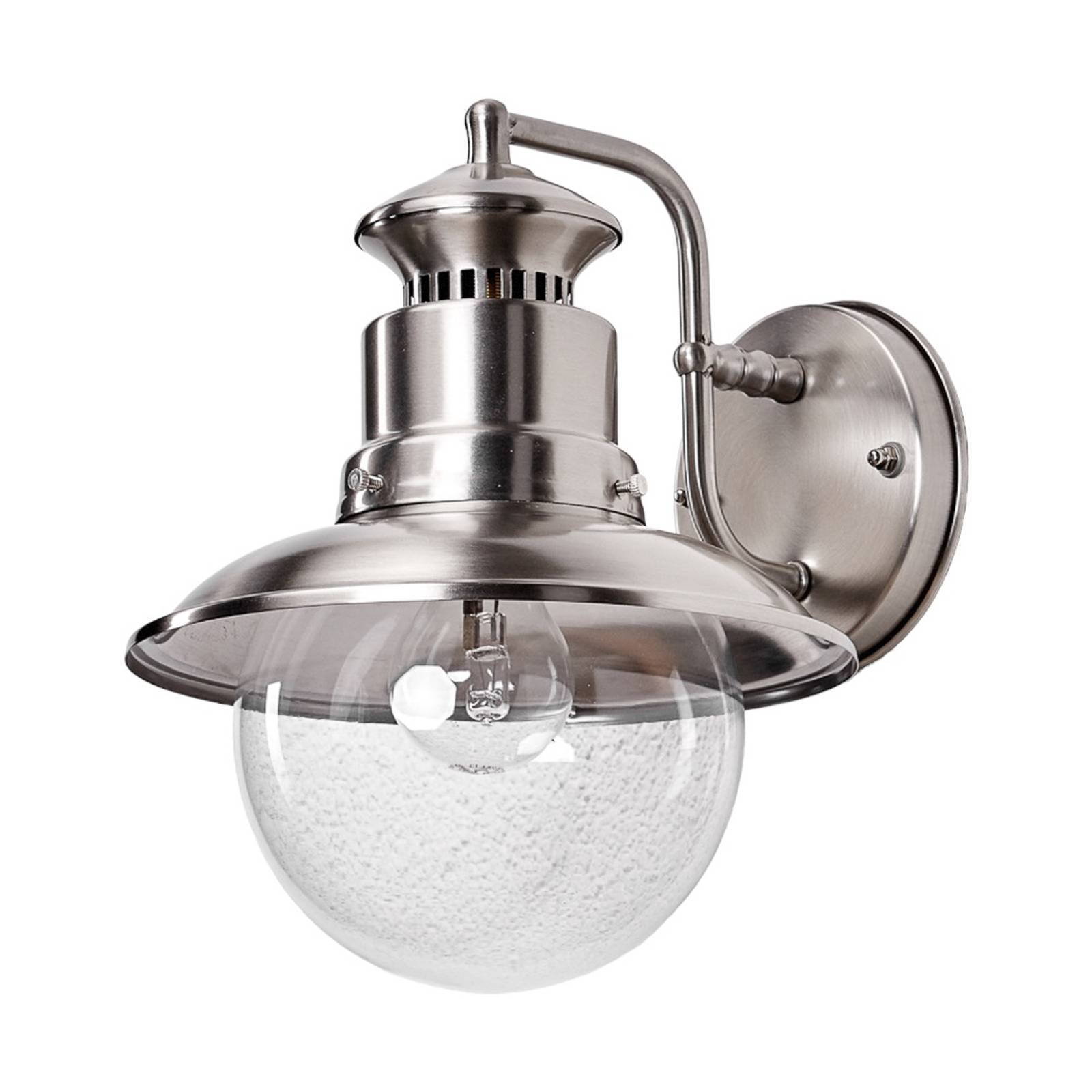 Lindby Applique d'extérieur Gwendolyn en inox, Applique pour mur ...