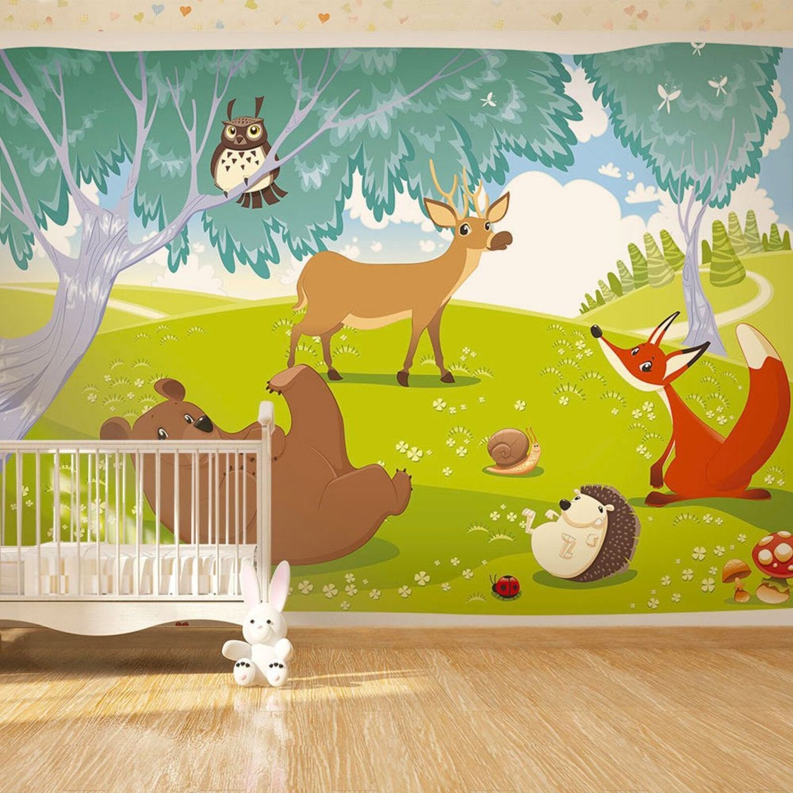 Papier peint animaux hilares - 300 x 210 cm | Leroy Merlin