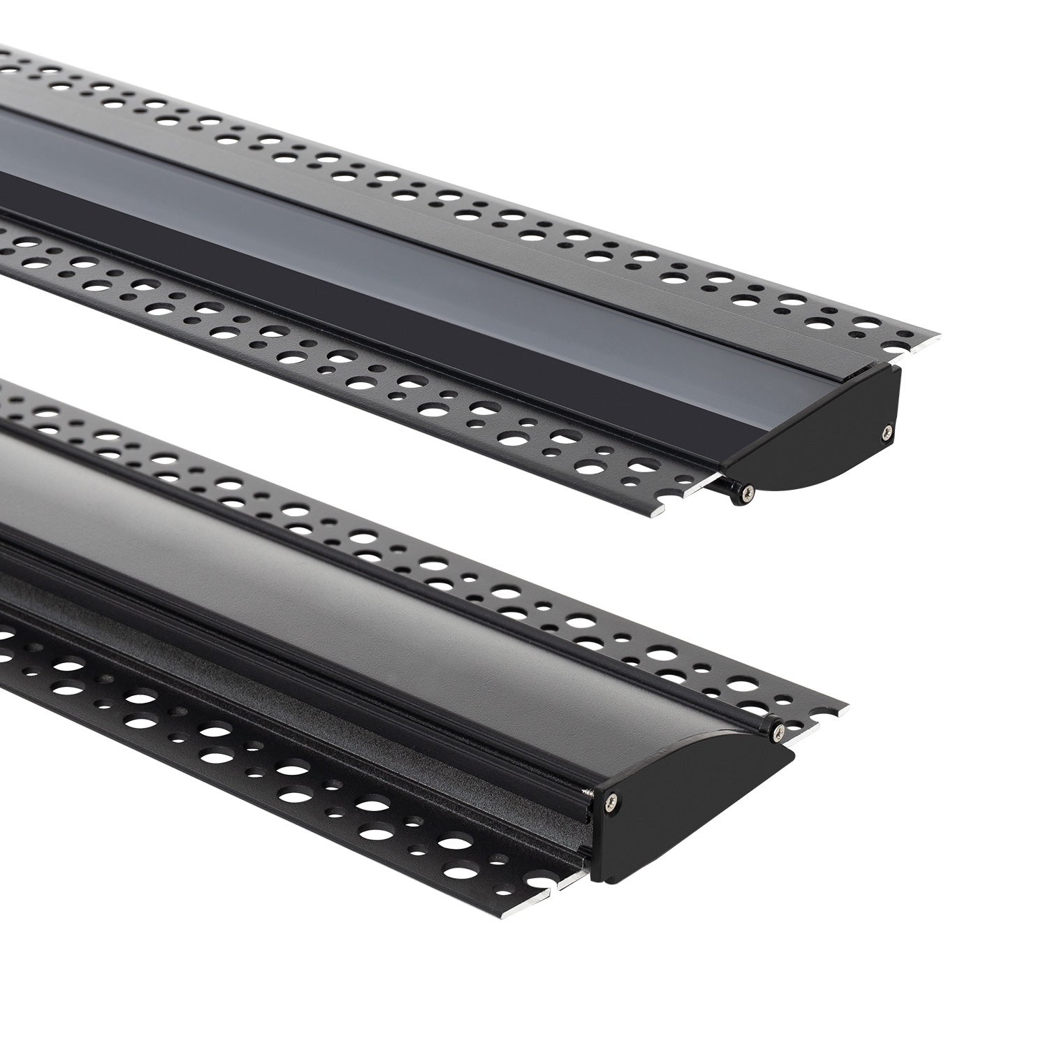 Profilé Aluminium Encastré dans Plâtre/Placo 2 m pour Rubans LED jusqu ...