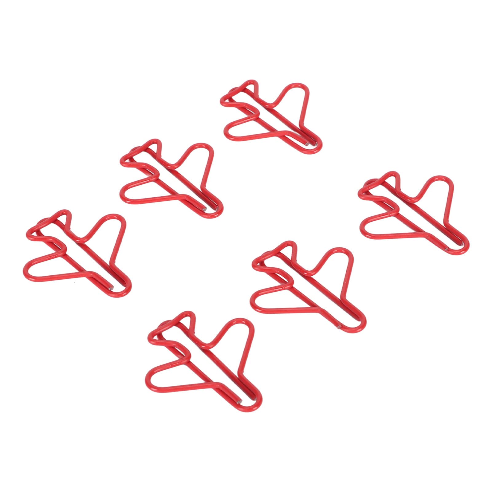 100 clips de papel con forma de avión, bonitos, antideslizantes ...