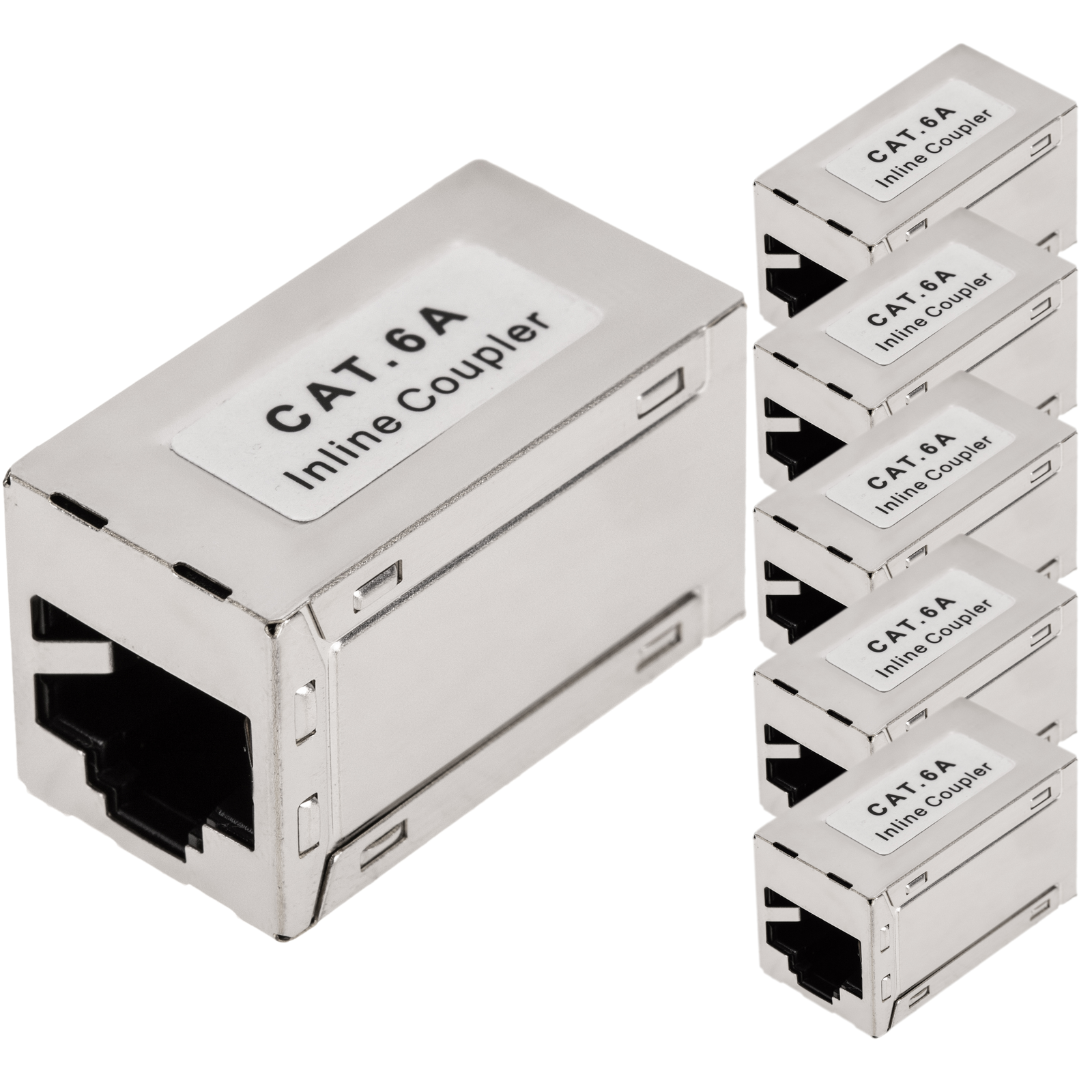 Acoplador Keystone RJ45 hembra a hembra Cat. 6a FTP pack de 6 unidades ...