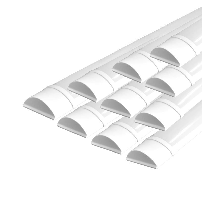 Réglette LED 150cm 50W IP40 (Pack de 10) - Blanc Chaud 2300K - 3500K ...