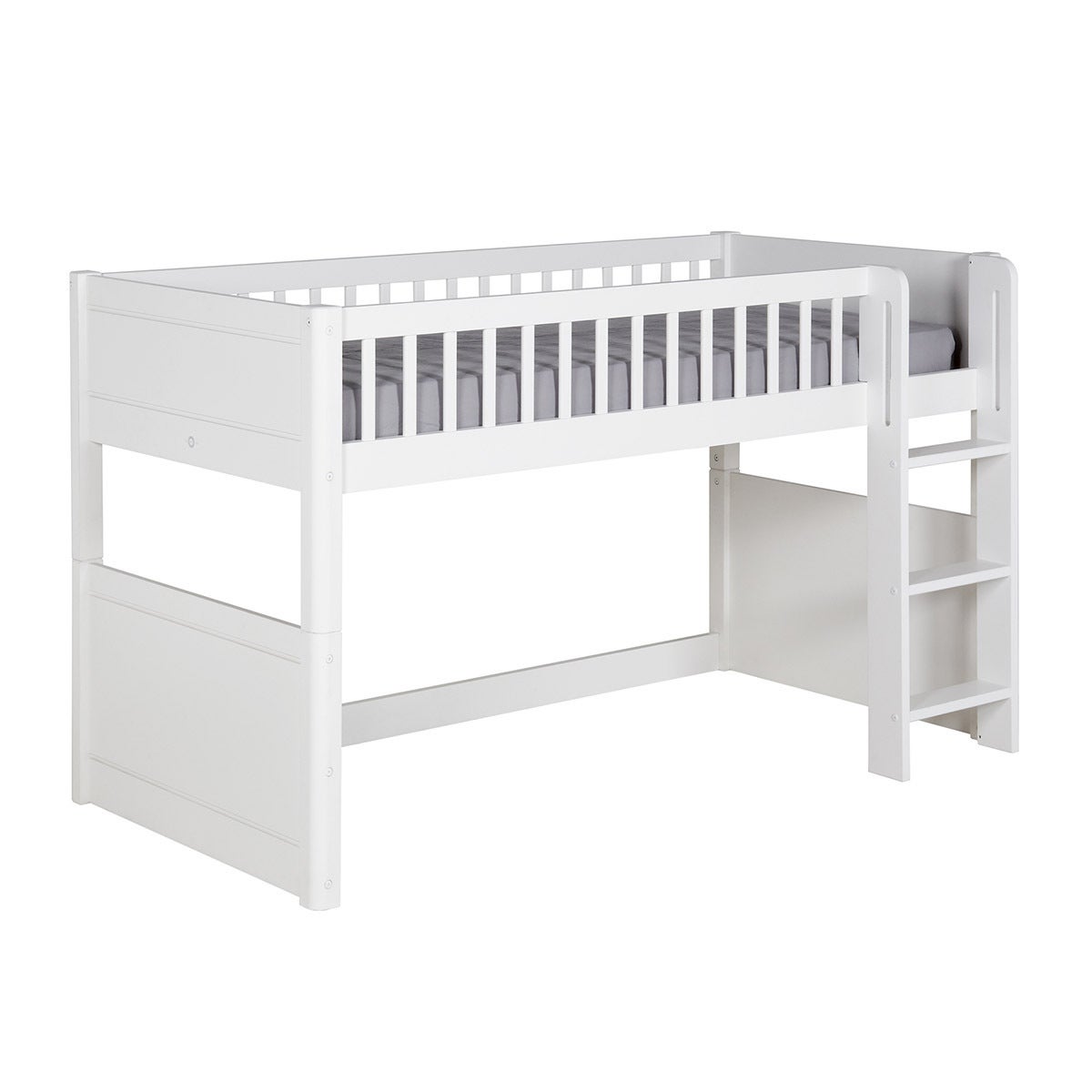 Lit mi-hauteur Victoria Blanc 90x190 cm | Leroy Merlin