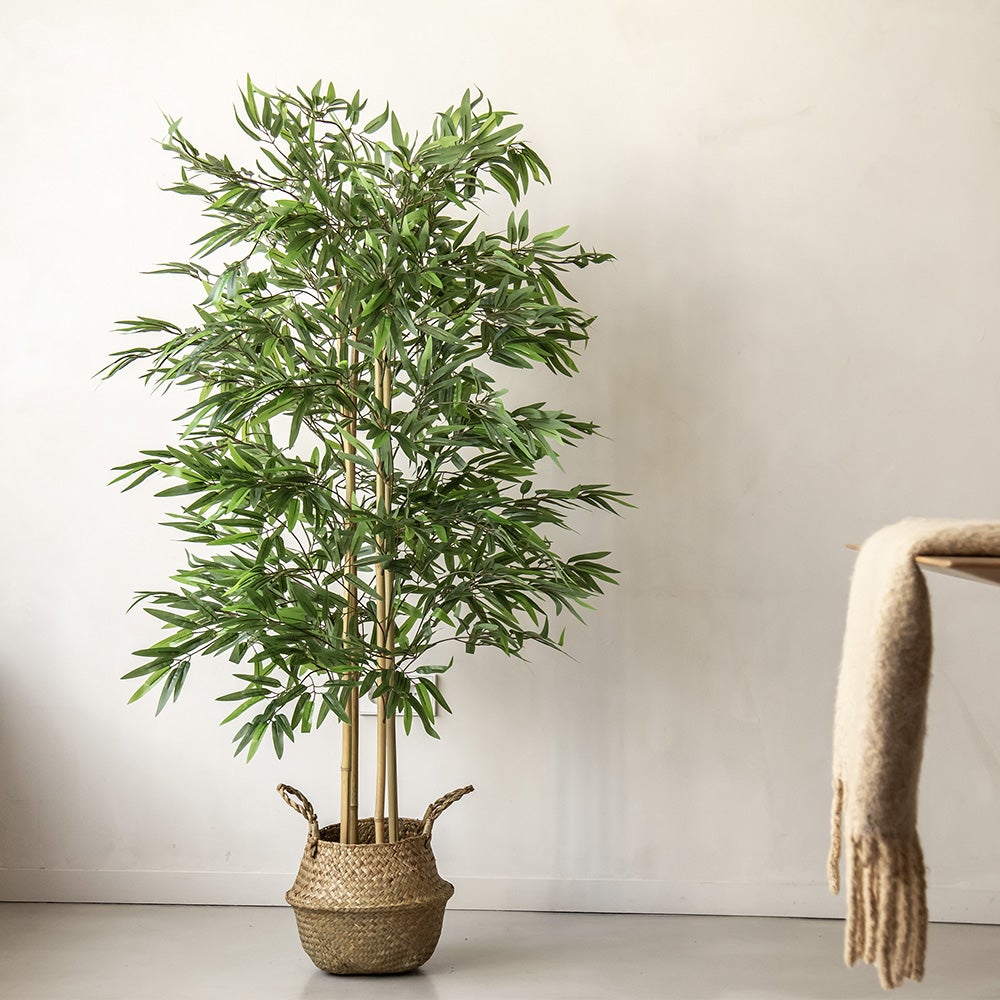 Pianta artificiale Bambù 150 cm con vaso di 17,5 cm | Leroy Merlin